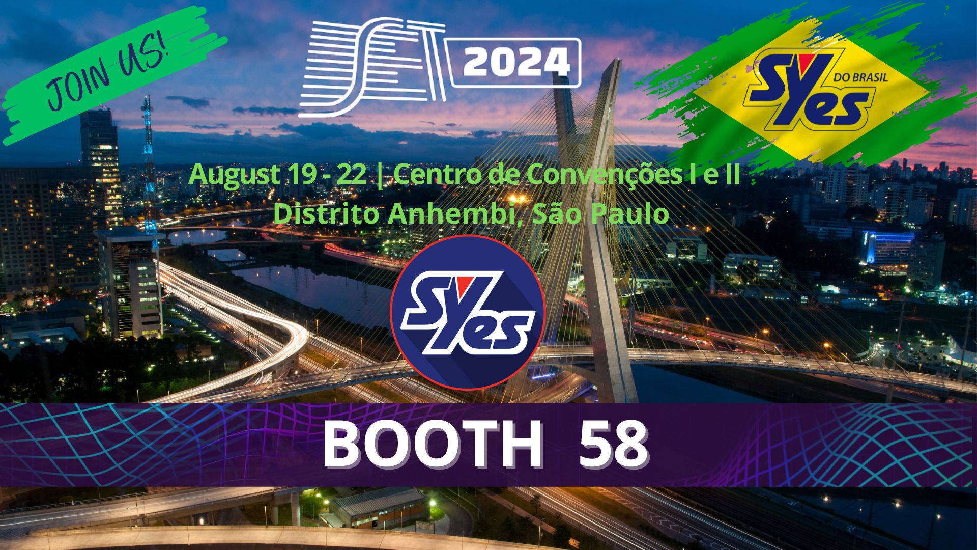 Join Us at SET Expo 2024! - syes.eu