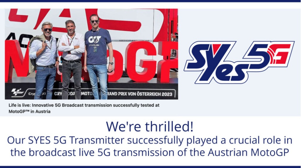 SYES provides ORS with 5G Broadcast transmitter - syes.eu