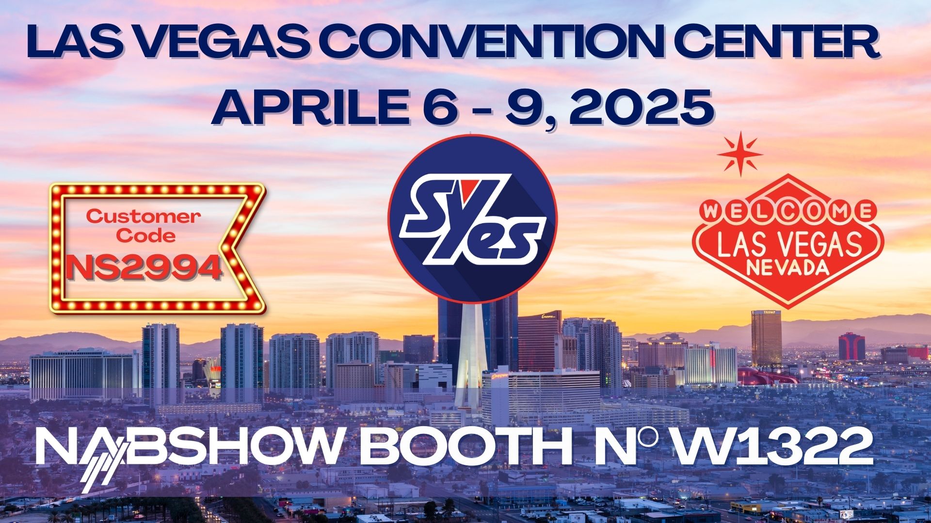 Join Us at NAB SHOW 2025 – Booth W1322! - syes.eu