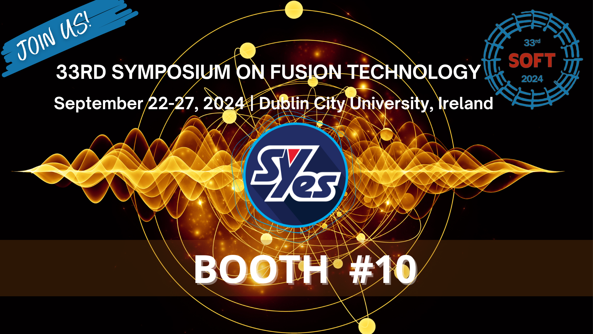 SYES @ 33rd Symposium on Fusion Technology -SOFT 2024- in Dublin - syes.eu